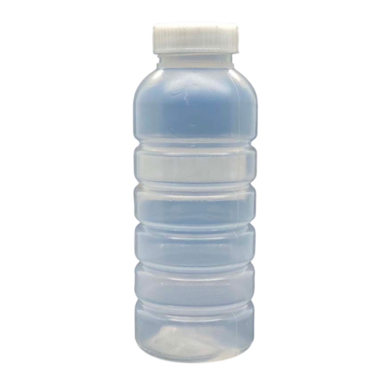 Botella 330 cc. Polipropileno acinturada autoclavable Tapa 31 - Plásticos Chile