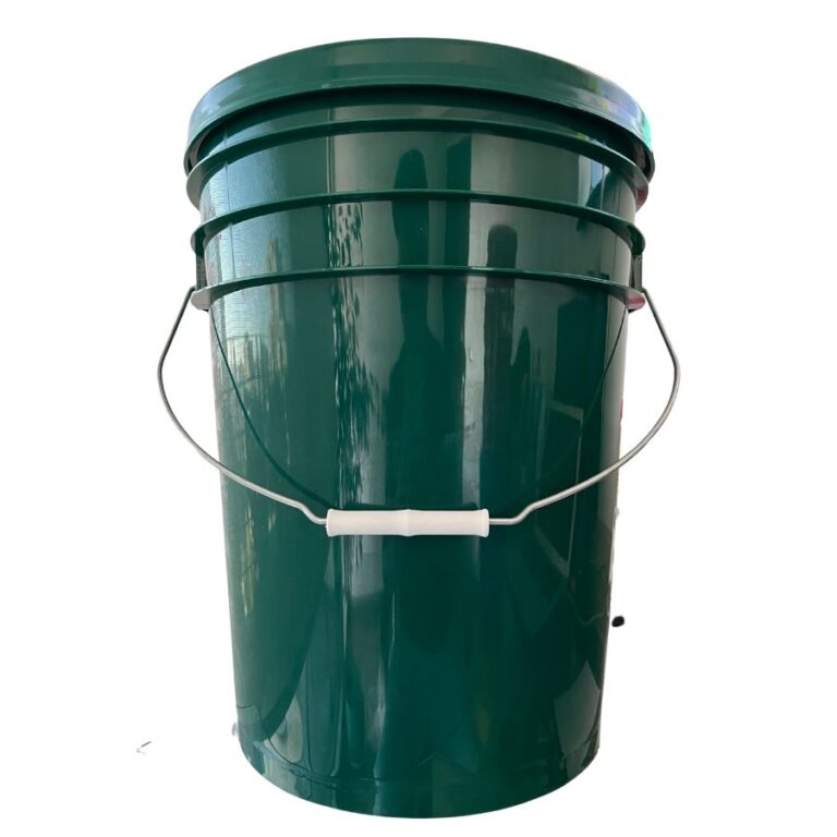 Balde Verde 20 Lts estándar con tapa - Plásticos Chile